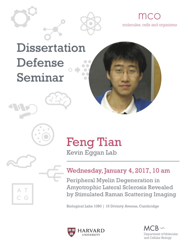 Feng Tian_Defense - Harvard University - Department of Molecular ...